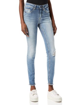 Only Damen Onlblush Ankle Skinny Fit, Blau (Light Blue Denim Light Blue Denim), XL / 30L