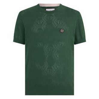 Philipp Plein Herren, Strickwaren, Gr&uuml;n, XLGr&ouml;&szlig;e