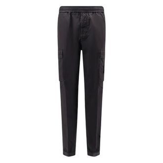 Stone Island Homme, Sport, Noir, Taille: W32 Pantalon Chino Coupe Standard avec Poches et Patch Boussole