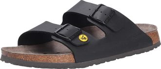 Birkenstock ESD-Sandale Arizona, Gr&ouml;&szlig;e 48, schwarz, normal 089420-48 (Pantolette Schuh Halbschuh Latsche Zweischnaller Alpro P220 571030 571038 571040 571048 5710