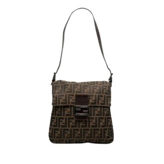 Fendi Pre-owned Vintage Canvas Shoulder Bag - - Pre-owned - Damen - Braun - ONE SIZE