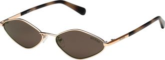 Guess Unisex GU8234 Sonnenbrille, Gold, 57