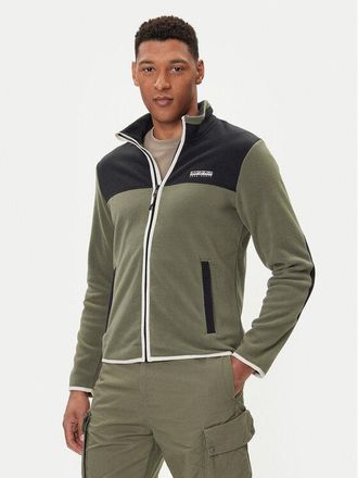 Napapijri Fleecejacke T-Dergana NP0A88V1 Gr&uuml;n Regular Fit