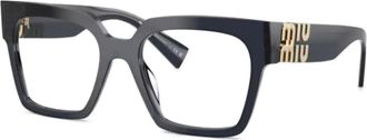 Miu Miu Eyewear Eckige Brille - Schwarz