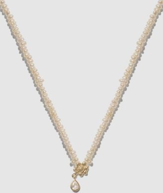 Pascale Monvoisin Collier Palerme n°1 Perle Blanc