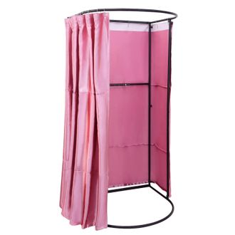 Generic Boutique-Einstellraum, tragbarer Ankleidezimmer, freistehender Raum, Metallrahmen mit Vorh&auml;ngen, Haken, Sichtschutz f&uuml;r Einkaufszentren, Outdoor, Indo