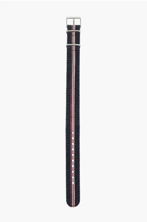 Timex Denim Slip-Through Watch Strap with Striped Detail 18mm size Unica