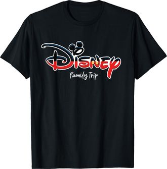 Disney Mickey Mouse Script Logo Family Trip Vacation T-Shirt