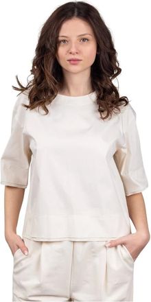 Gran Sasso Femme, Blouses et Chemises, Beige, Taille: 36 FR Blouses