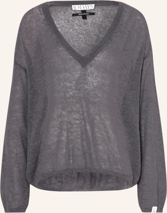 10 Days Pullover Mit Alpaka grau
