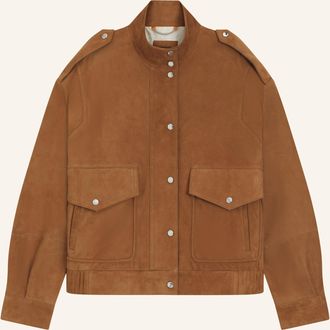 HUGO BOSS Leather C_Sabea Relaxed Fit braun