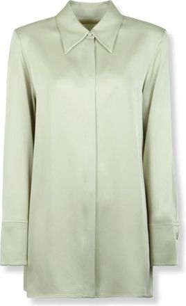 Jil Sander Femme, Blouses et Chemises, Vert, Taille: 38 FR Chemise