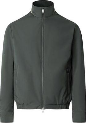 Fa&ccedil;onnable Blouson uni &agrave; col montant