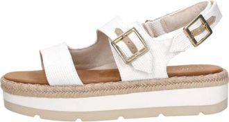 Toms Toms, Femme, Chaussures, Blanc, Taille: 37 EU Giana Flatform Sandal