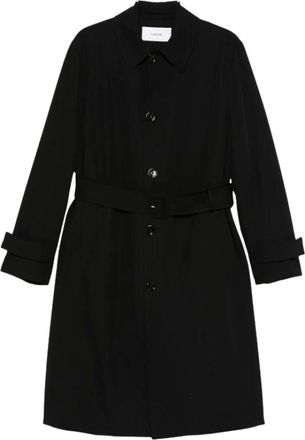 Lardini Homme, Manteaux, Noir, Taille: XL Manteau Ceintur&eacute;