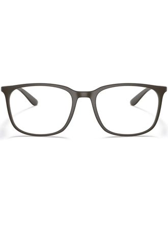 Ray-Ban lunettes de vue à monture carrée - Marron