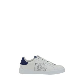 Dolce & Gabbana Urban Style Leder Sneakers - - Shoes - Herren - Wei&szlig; - 44 EU