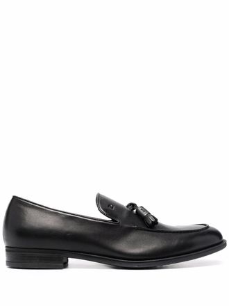 Fratelli Rossetti mocassins en cuir &agrave; d&eacute;tails de glands - Noir