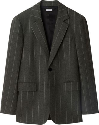 Burberry Sakko mit Nadelstreifen - Grau