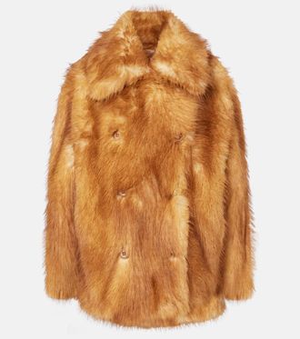 Dorothee Schumacher Mantel Urban Jungle aus Faux Fur