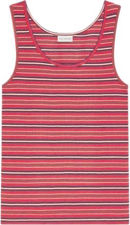 Dries Van Noten Heme Bis 4622 Tank Top - - Tops - Damen - Rot - M