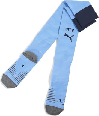Puma Herren Manchester City FC Mesh and Cuff Socks Fußballsocken, Team Light Blue x Deep Navy, Numeric_31