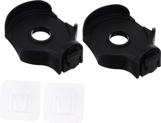 DOITOOL 2 S&auml;tze Automatischer Seifenspender Halter Wandmontage ohne Bohren mit Selbstklebendem Aufkleber Platzsparend f&uuml;r Badezimmer K&uuml;che Glatte Oberfl&auml;chen 