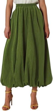 Generic Jupe Longue en Simili Cuir Cargo Fleurie Marine Élastique Vinyle Bouffante Fente Mousseline Doré Pull Tall Minijupe Métallique Temps Legging Plissees 