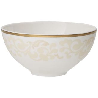 Villeroy & Boch 10-4390-1945 Ivoire Coupelle Porcelaine Or 22,6 x 22,6 x 7,6 cm