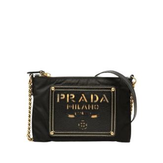 Prada Pre-owned Nylon Crossbody Bag - - Pre-owned - Damen - Schwarzk - ONE SIZE