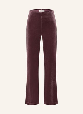 Lollys Laundry Lollys Laundry Marlenehose Caseyll Aus Samt lila