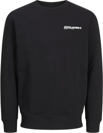 Jack & Jones Crew Neck Jjhawaii Sweat à col Rond, Noir, M Homme