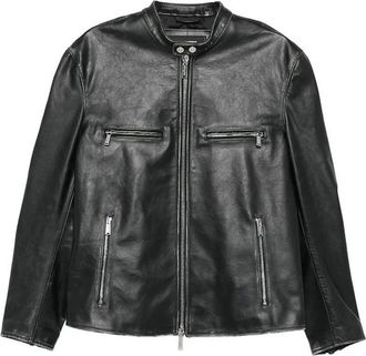 Dsquared2 Blouson En Cuir - Noir