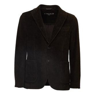 Circolo 1901 Homme, Vestes, Brun, Taille: 2XL Veste en velours c&ocirc;tel&eacute;