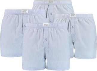 Levi's Lot de 4 boxers tiss&eacute;s pour homme, bleu clair, L