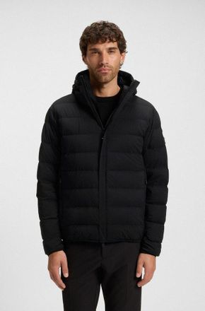 HUGO BOSS Steppjacke OW Riplite JT HD abenehmbare Kapuze wasserabweisend regular fit, 4-Wege Stretch