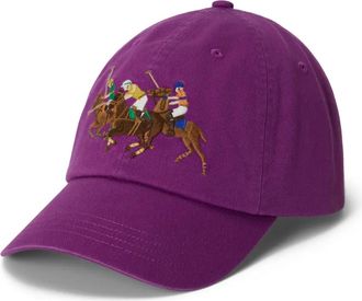 Polo Ralph Lauren Baseballkappe mit Polo Pony-Stickerei - Violett