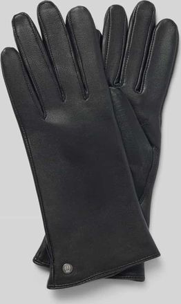 Roeckl Handschuhe aus echtem Leder mit Label-Detail