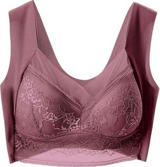 Generic Soutien-gorge sans armatures pour femme 2026 avec soutien-gorge sans couture confortable et lisse, marron, XXL