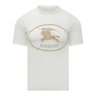 Burberry Homme, Tops, Blanc, Taille: XS Knight Stamp T-Shirt
