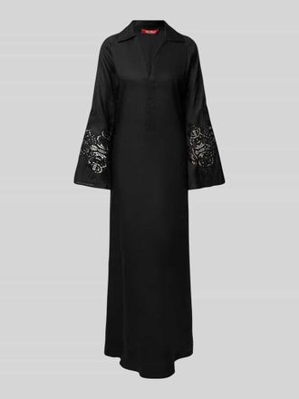 Max Mara Leinenkleid mit Lochstickerei Modell STRANO