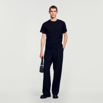 Sandro T-Shirt aus Baumwolle