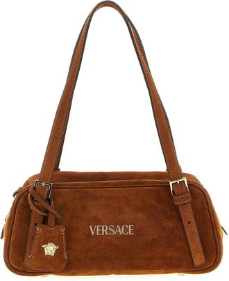 Versace Sac Port&eacute; &Eacute;paule - Marron
