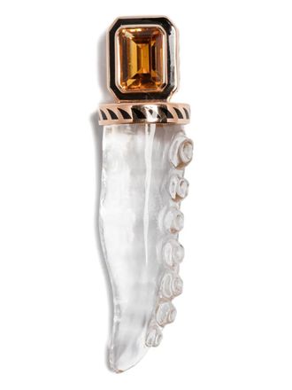 Dezso by Sara Beltran pendentif Tentacle en or rose 18ct orn&eacute; de pierres