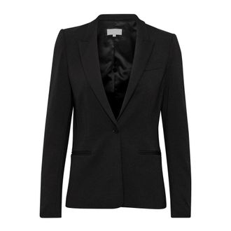 Inwear Klassischer Roseau Schwarzer Blazer - - Jackets - Damen - Schwarzk - XS