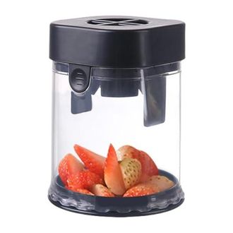 Generic Coupe-fraises, mini coupe-tomates | Outil de coupe de raisin facile &agrave; large bouche - Acier inoxydable polyvalent Cutter Tomate Cutter Repas Pr&eacute;paratio