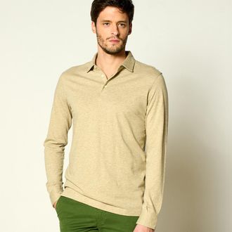 Bexley Aiden - Polo homme taupe clair chin&eacute;