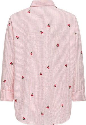 Only Carmakoma Druckbluse CARNEW LINA GRACE L/S CHERRY SHIRT WVN