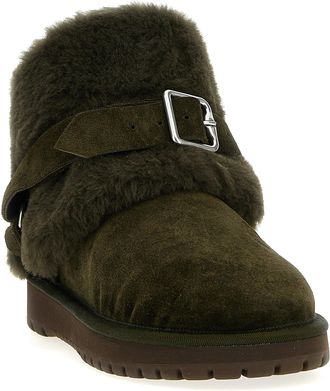 Burberry Chubby Ankle Boot - Olive