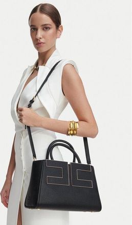 Elisabetta Franchi Handtasche BS-06A-66E2-V440 Schwarz